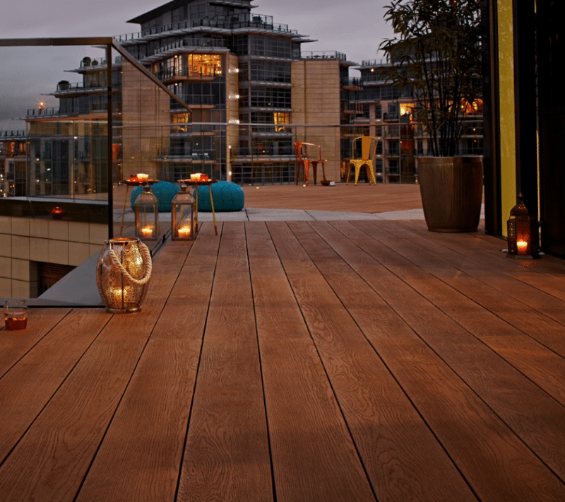 Roof terrace decking - AlterWood