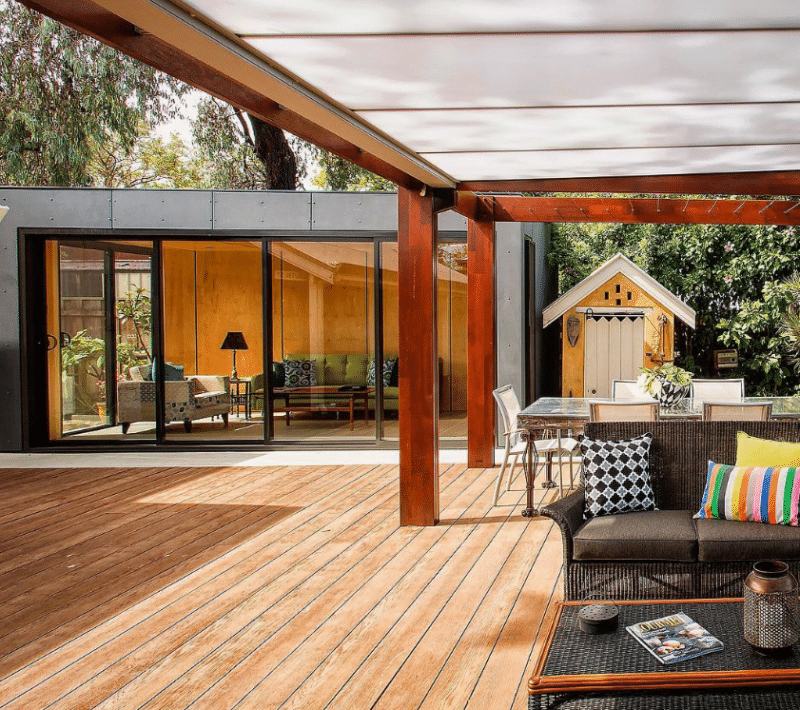 Decking canopy - AlterWood